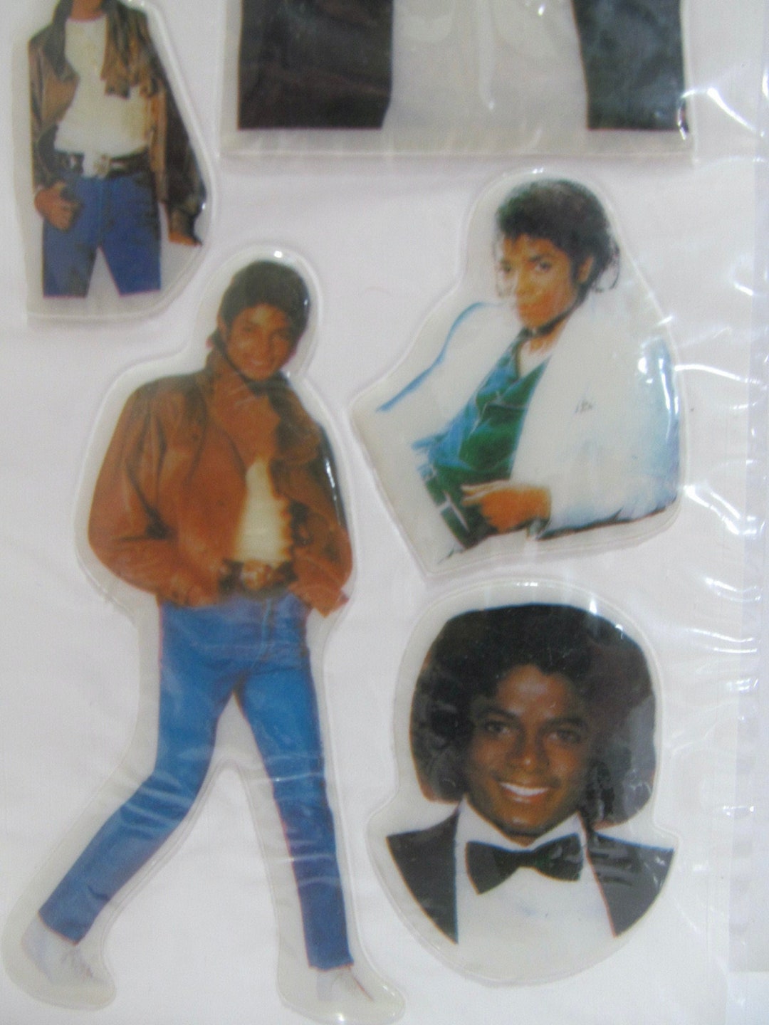 Vintage Michael Jackson Puffy Stickers, 1980's, Sealed in Package - Etsy
