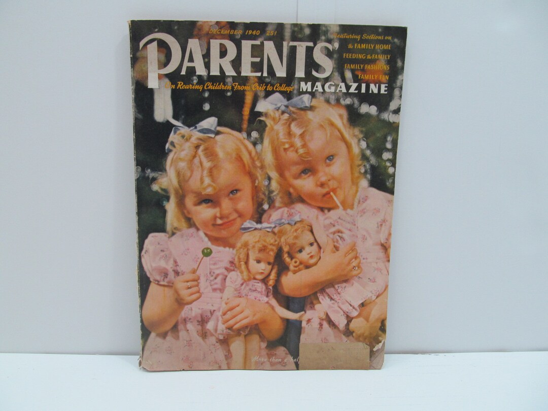 Vintage December 1940 Issue of Parents Magazine - Etsy