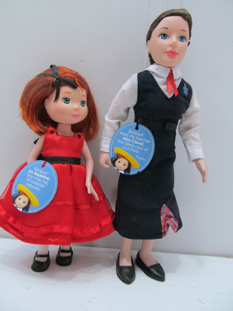 Madeline & Miss Clavel Posable Dolls, Learrning Curve, 2003 - Etsy