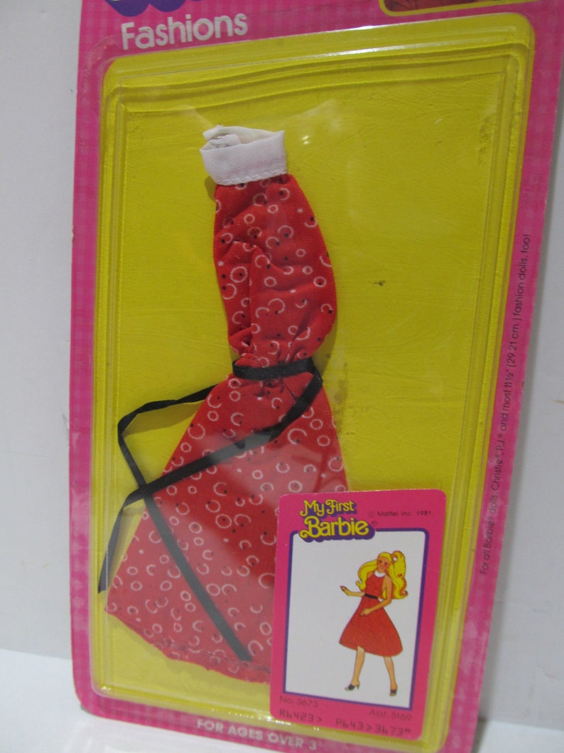 NRFC My First Barbie Fashions #3673, 1981 - Etsy