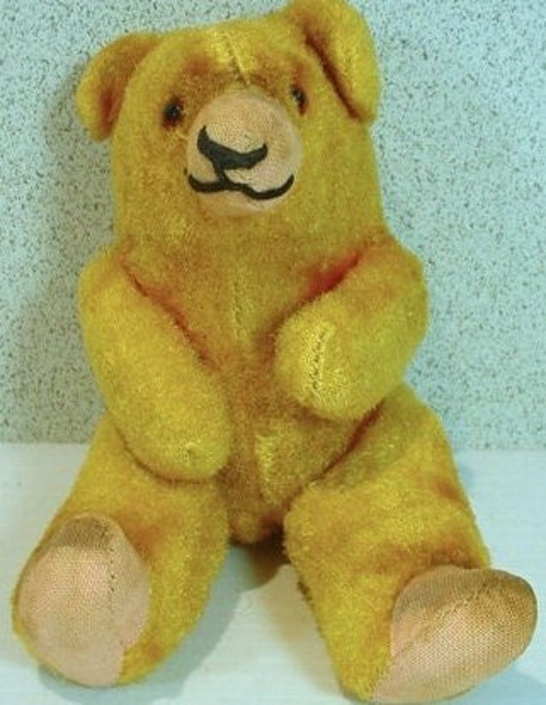 Vintage Straw Stuffed, Jointed 5 Inch Teddy Bear - Etsy