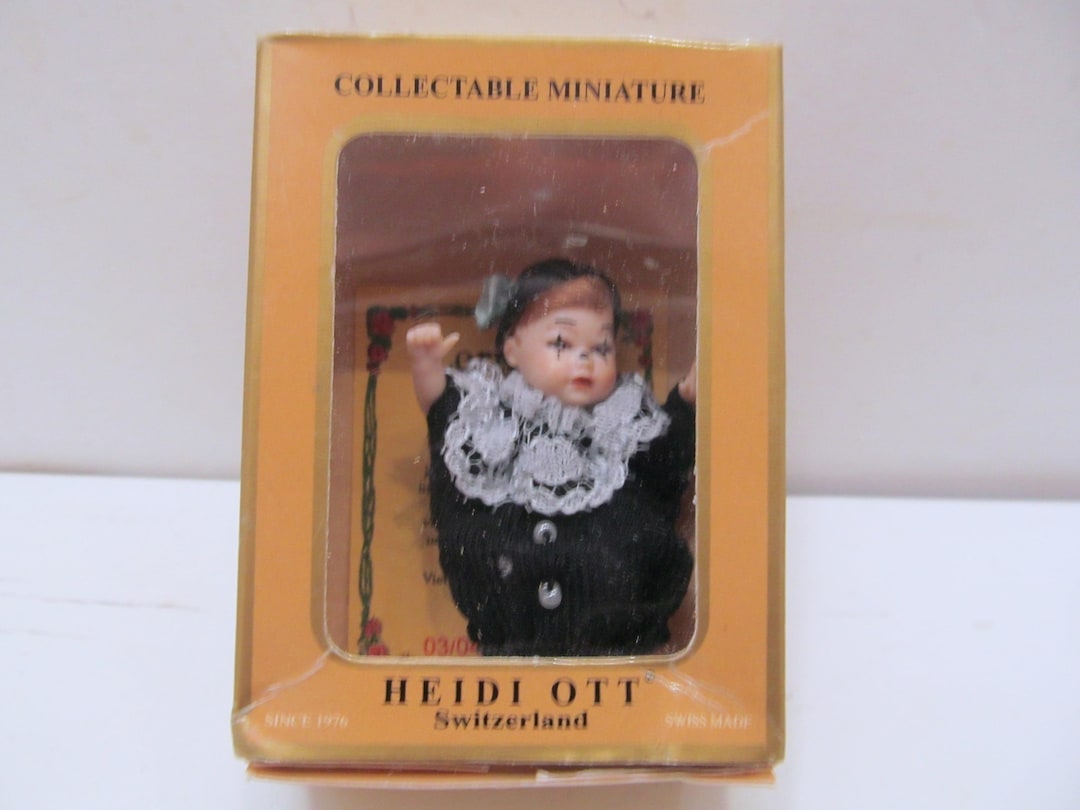 MIB Heidi Ott, Miniature Doll XB37, 1990's Switzerland - Etsy