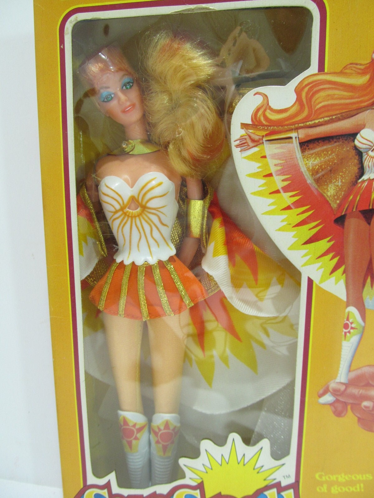 NRFB Mattel Guardian Goddess Sunspell, 1979, Old Store Stock NRFB Mattel Guardian Goddess Sunspell, 1979, Old Store Stock