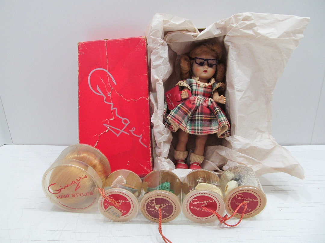 Cosmopolitan 8" Ginger Doll MIB W/ MIB Accessories, 1950's - Etsy