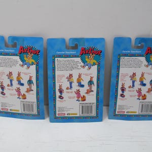 Vintage NRFC 1996 Playskool Arthur Poseable Figures Set of Three - Etsy