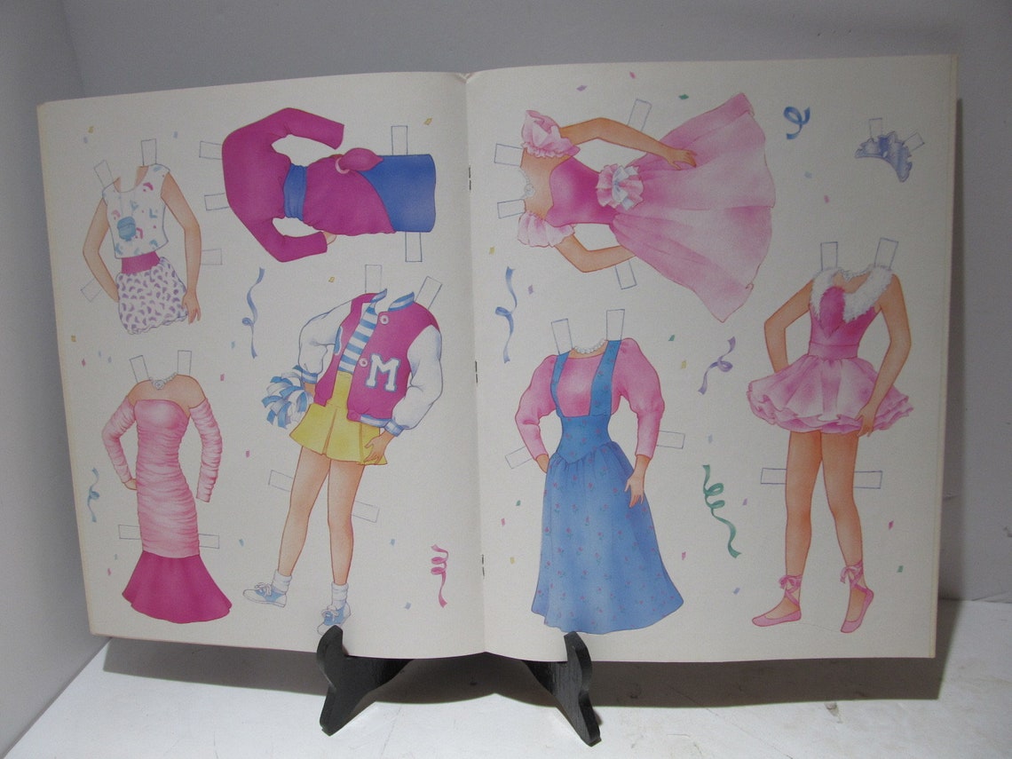 Vintage Maxie (hasbro) Paper Dolls, Un-cut, 1989, Golden - Etsy