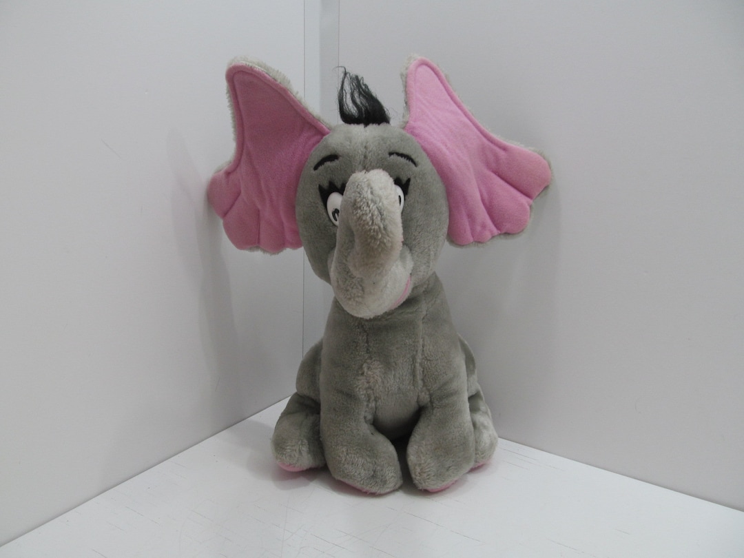 Dr. Seuss Horton the Elephant, Plush Toy, 1983 - Etsy