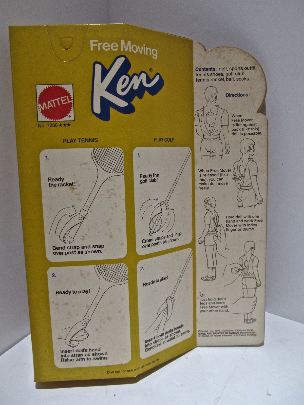 Vintage Mattel NRFB Free Moving Ken Doll 1974 | Etsy