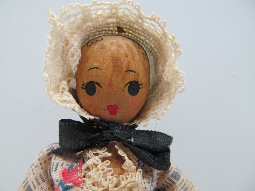 Vintage Shackman Jointed Wooden Doll - Etsy