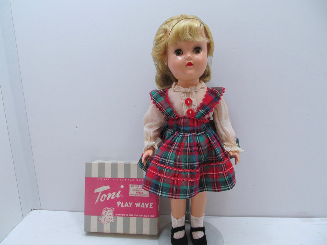 Vintage P90 Blonde Toni Walker Doll W/play Wave Kit, 1954 - Etsy