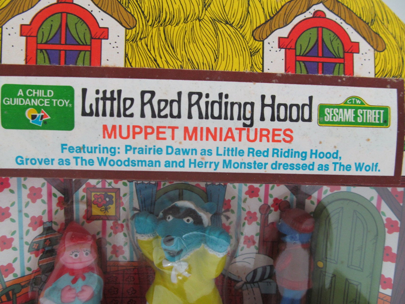 NRFB Little Red Riding Hood Sesame Street Muppet Miniatures, 1978 - Etsy
