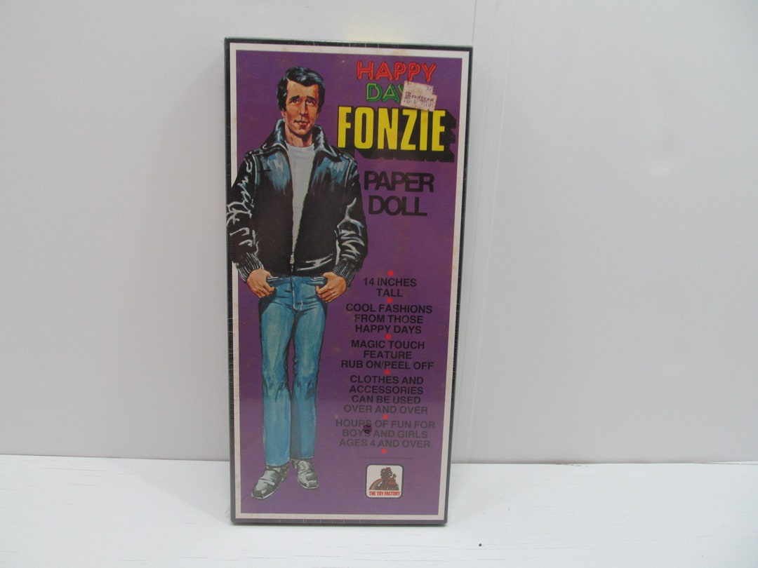 Factory Sealed Happy Days Fonzie Paper Doll, 1976, the Toy Factory - Etsy