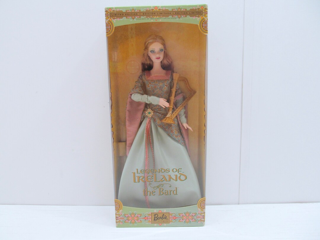 NRFB Mattel Legends of Ireland the Bard, Barbie Doll, 2003 - Etsy