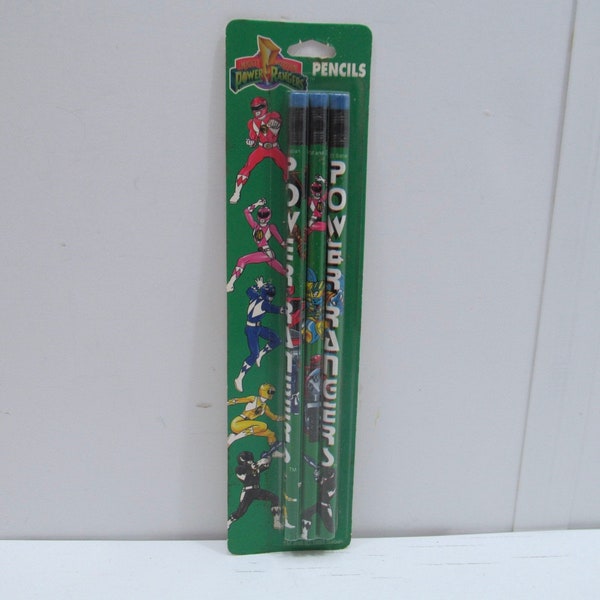 Power Rangers Pencils - Etsy