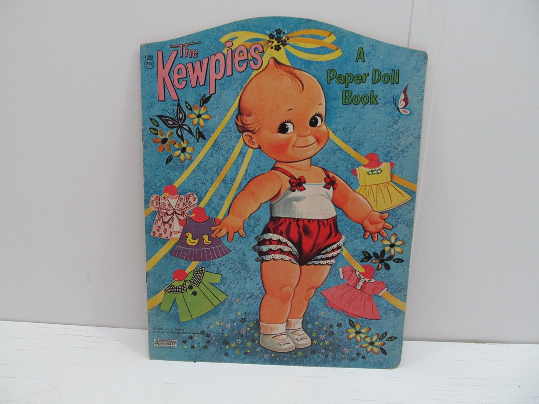 The Kewpies Paper Doll Book, Saalfield, 1963, Un- Cut - Etsy
