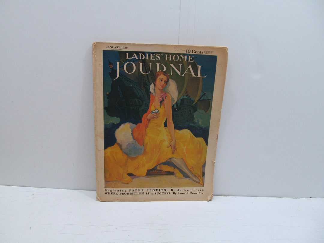 Ladies Home Hournal Magazine, Jan. 1930, Robert Lee Cover Art - Etsy
