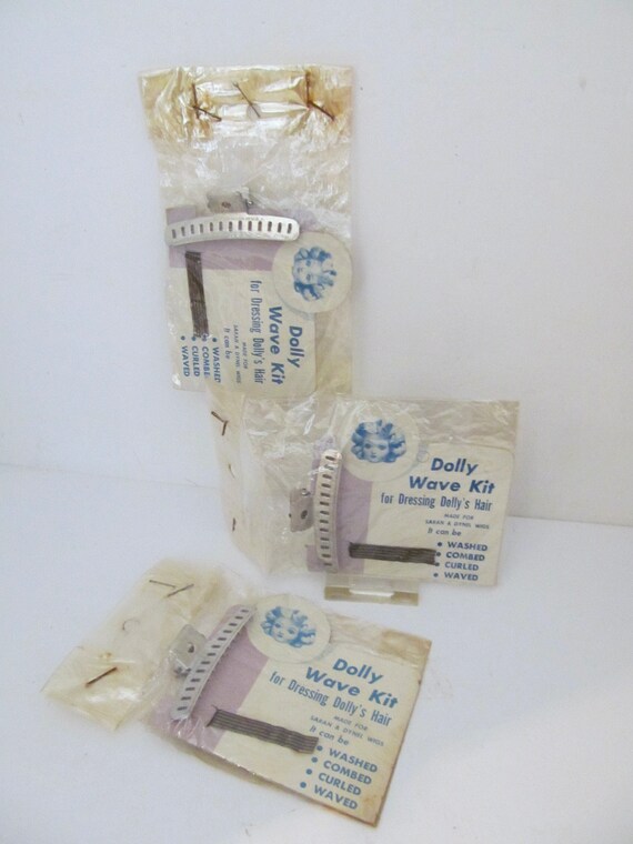 Old Store Stock Dolly Wave Kits for Dressing Dolly's … - Gem