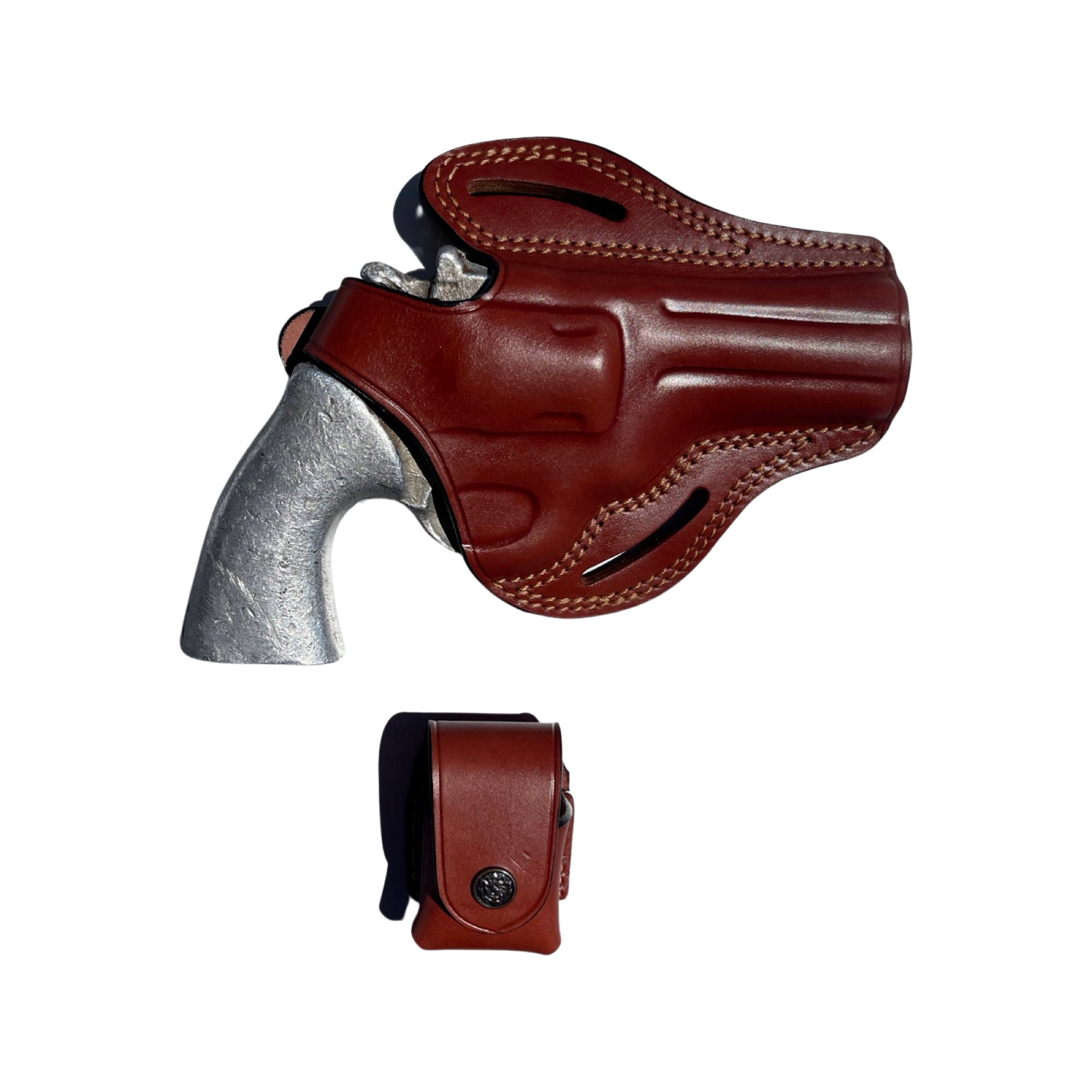 SWORD Colt King Cobra Colt Python 357 Magnum 4 Inch Leather OWB Holster ...