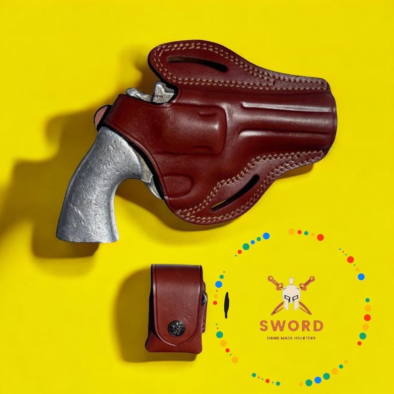 SWORD Colt King Cobra Colt Python 357 Magnum 4 Inch Leather OWB Holster ...