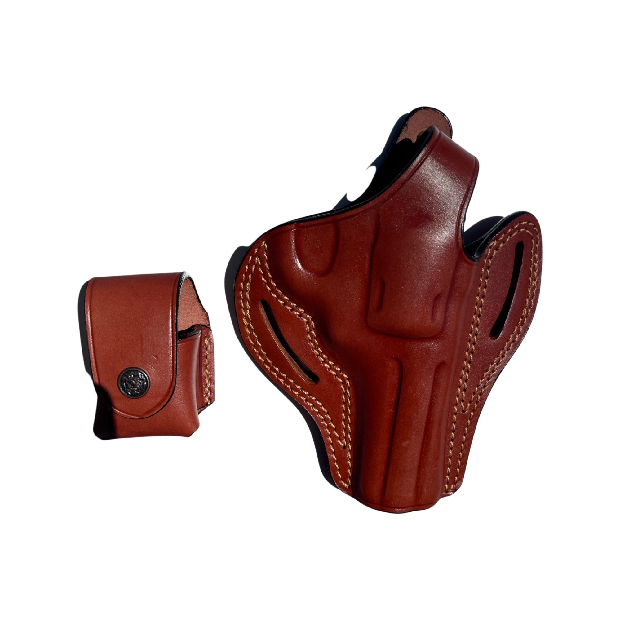 SWORD Colt King Cobra Colt Python 357 Magnum 4 Inch Leather OWB Holster ...