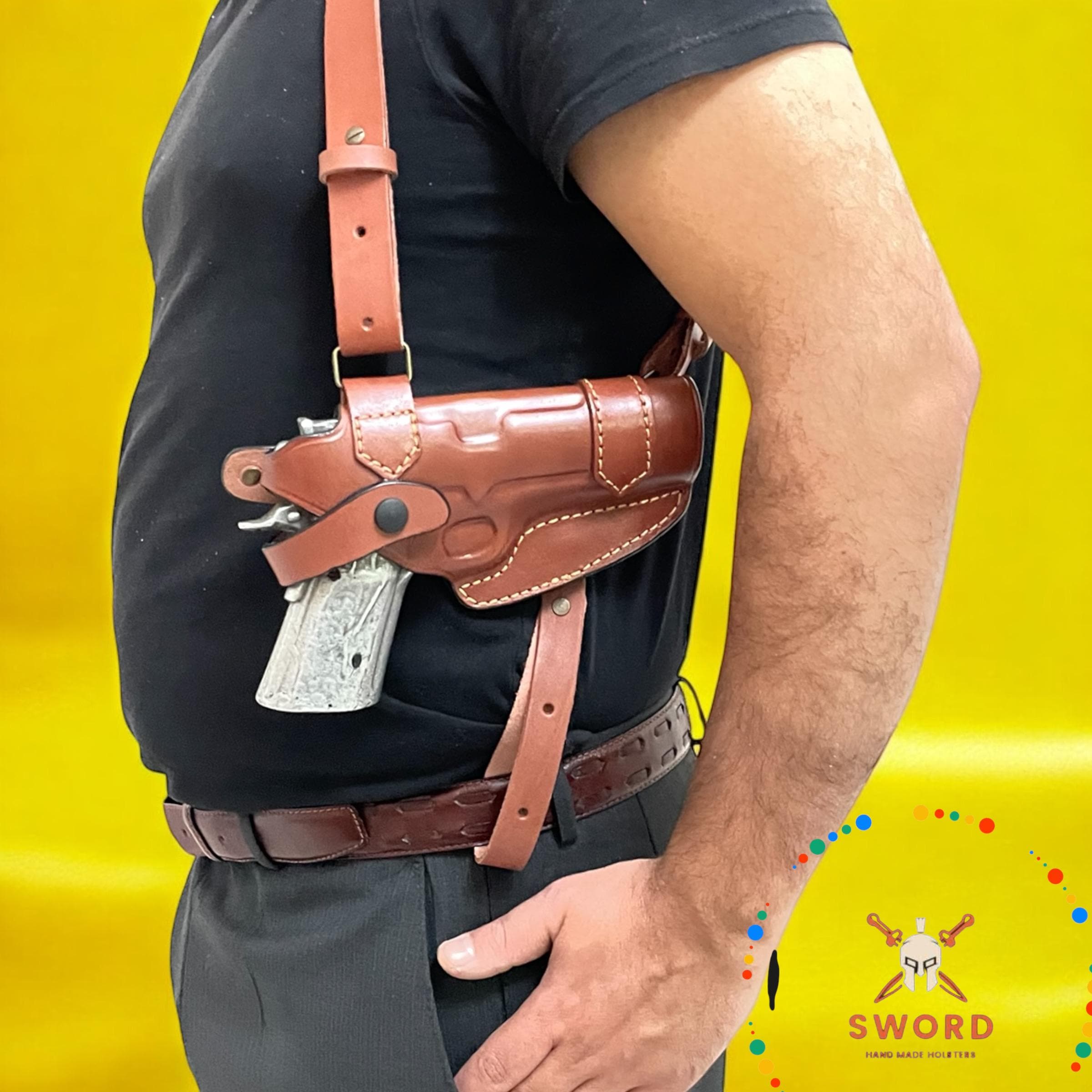 Leather Horizontal Shoulder Holster System for Your Colt 1911 - Etsy