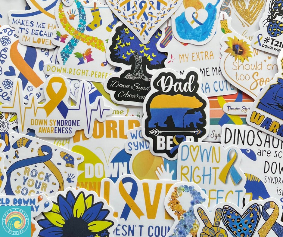 Down Syndrome Stickers Down Syndrome Love Support - Etsy