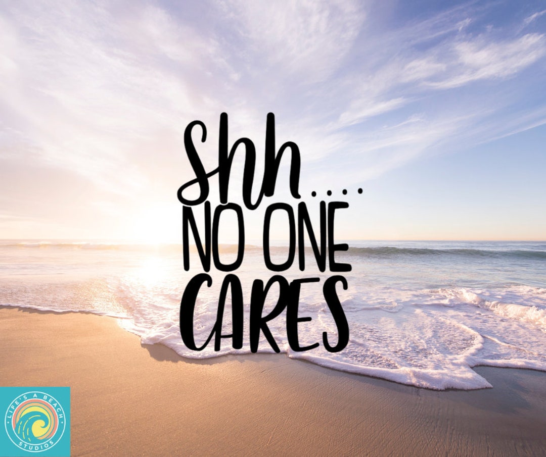 Shh... No One Cares, Rude Sayings, Inappropriate Sayings, Car Decal ...