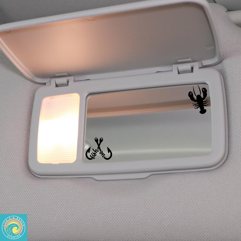 Lobster Decal, Lobstering, Lobster Themed Gift, Fishing, Rearview ...