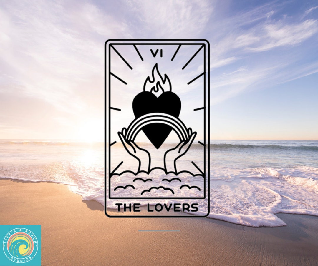 Tarot Card Decal, Fortune Teller Decal, Mystical Tarot, Car Decal, Wall ...
