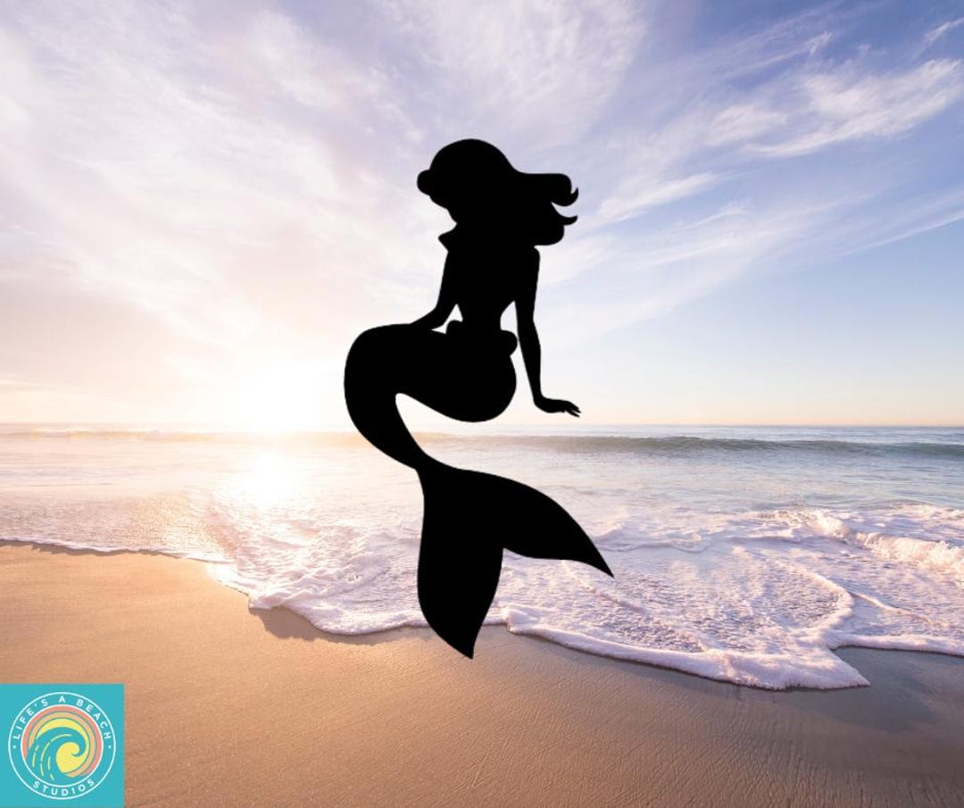 Mermaid Decal, Mermaid, Beach Sayings, Beach Girl, Beachy, Car Decal ...
