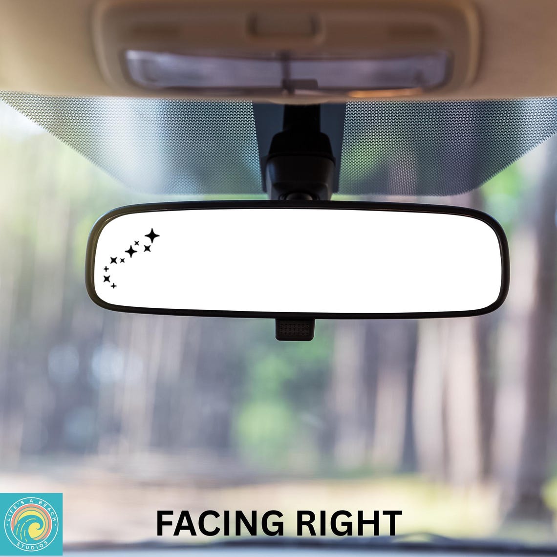Star Decal, Shooting Star Decal, Star Lover, Stargazer, Rearview Mirror ...