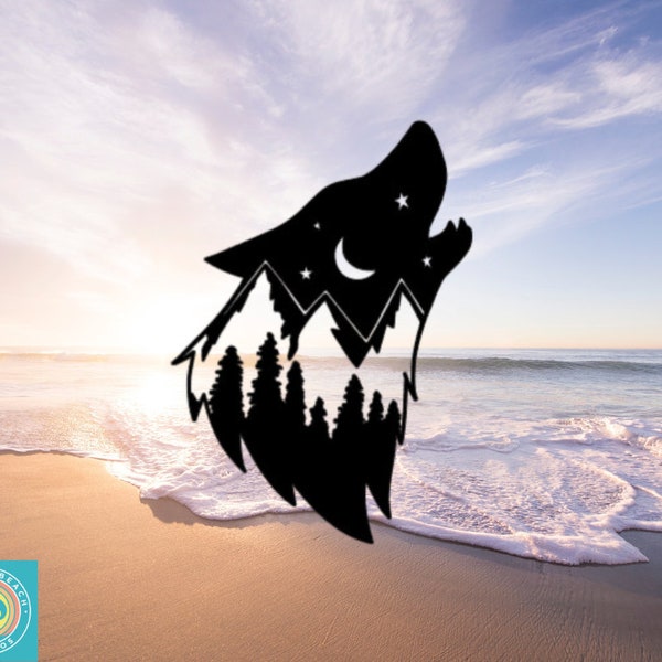 Wolf Wall Decal - Etsy