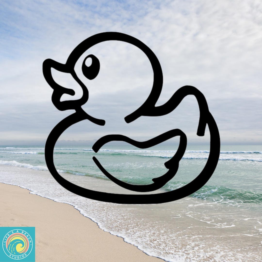 Duck Decal, Rubber Duck Decal, Ducking, Cute Duck, Car Decal, Vinyl ...