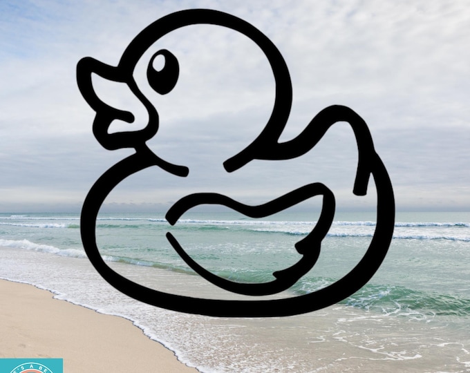 Rubber Duck Vinyl Decal Multiple Sizes Car Decal, Cute Bumper Sticker ...