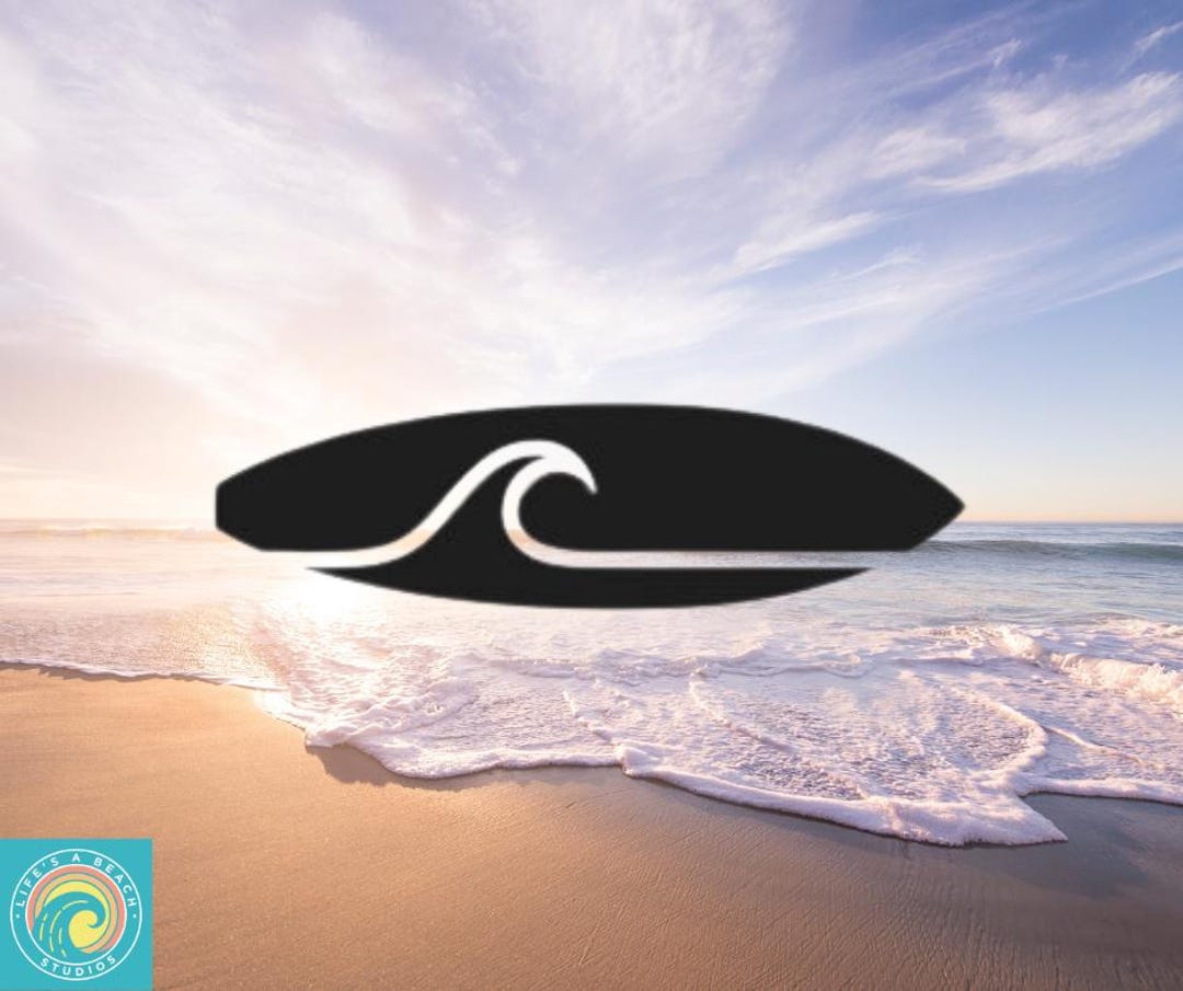 Surfing Decal, Surfboard, Wave Decal, Beach Girl, Beachy, Car Decal ...