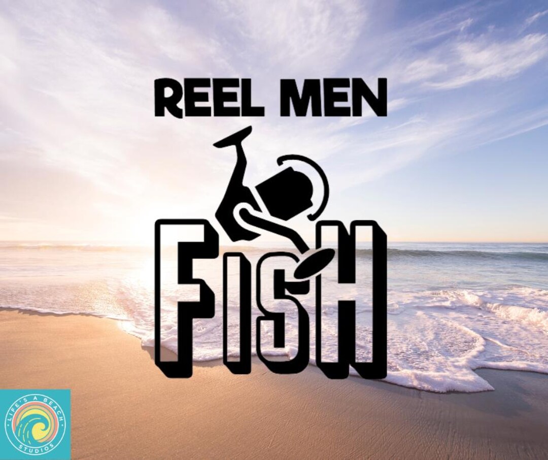Fishing Decal, Lake Decal, Ocean Decal, Reel Decal, Summer, Car Decal ...