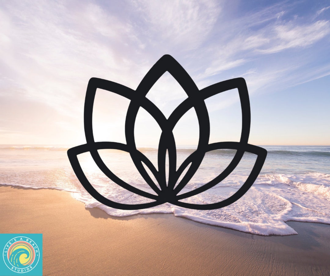 Lotus Flower Decal, Meditation Decal, Yoga Decal, Rebirth, Car Decal ...