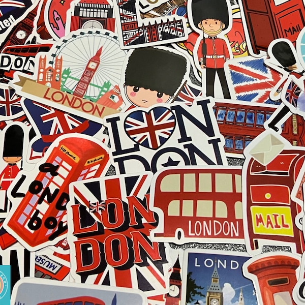 London Stickers - Etsy