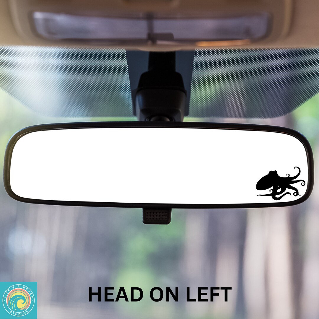 Octopus Decal, Tiny Octopus, Sea Life, Beach Decal, Rearview Mirror ...