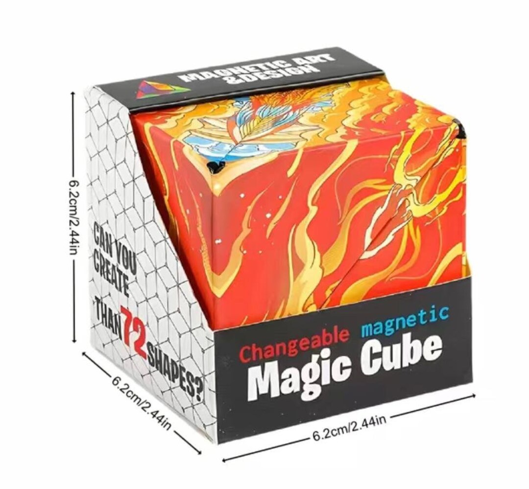 Fidget Toy, Fidget Cube, Focus Toy, Shape Shifting Box, 3-D Shape ...