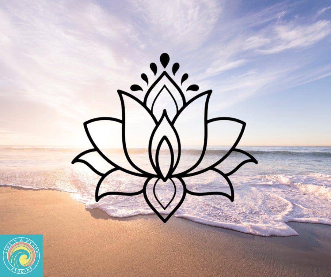 Lotus Flower Decal, Meditation Decal, Yoga Decal, Rebirth, Car Decal ...