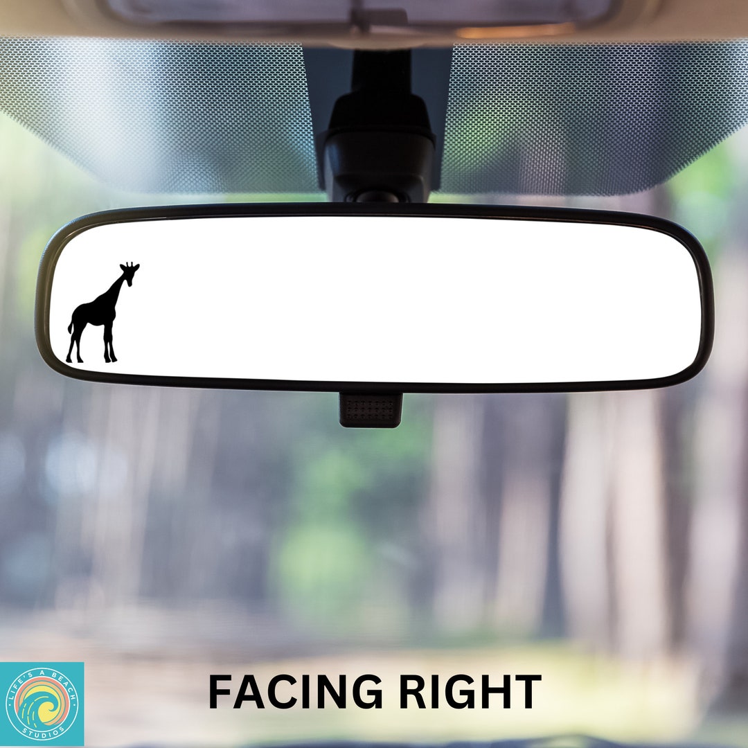 Giraffe Decal, Mini Giraffe, Tiny Giraffe, Conservation, Rearview ...