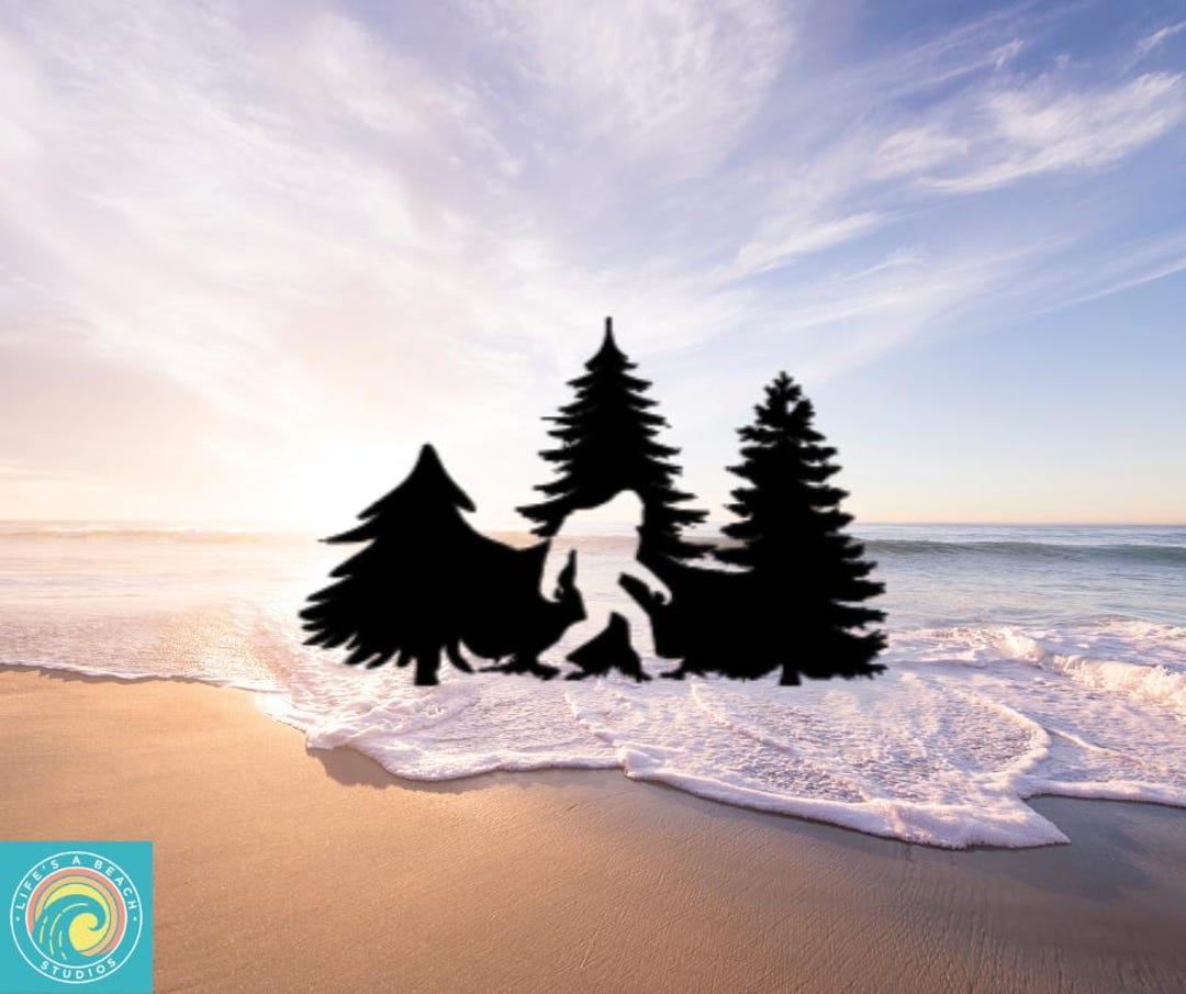 Sasquatch Decal, Adventure Decal, Bigfoot, Bigfoot Decal, Forest ...