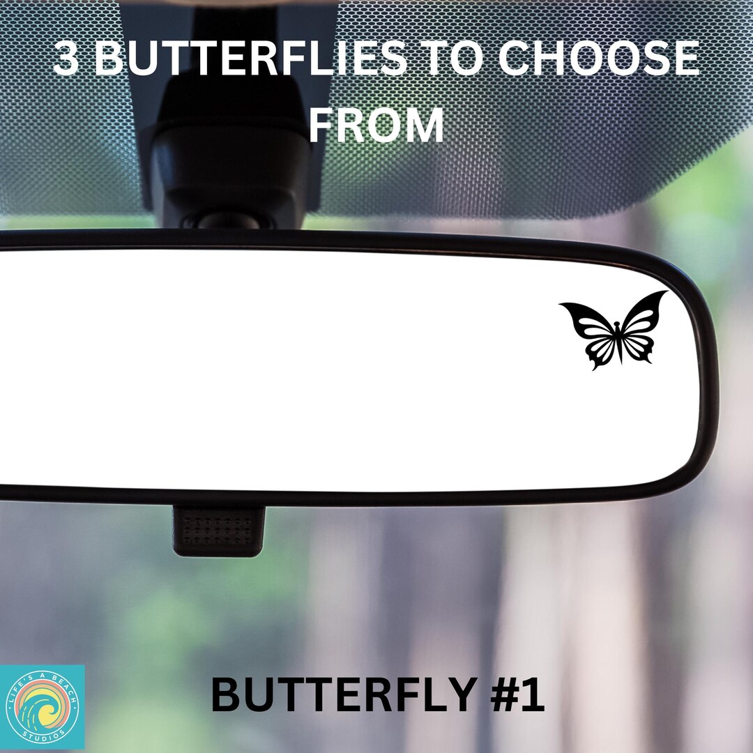 Butterfly Decals, Tiny Butterflies, Mini Butterflies, Rearview Mirror ...