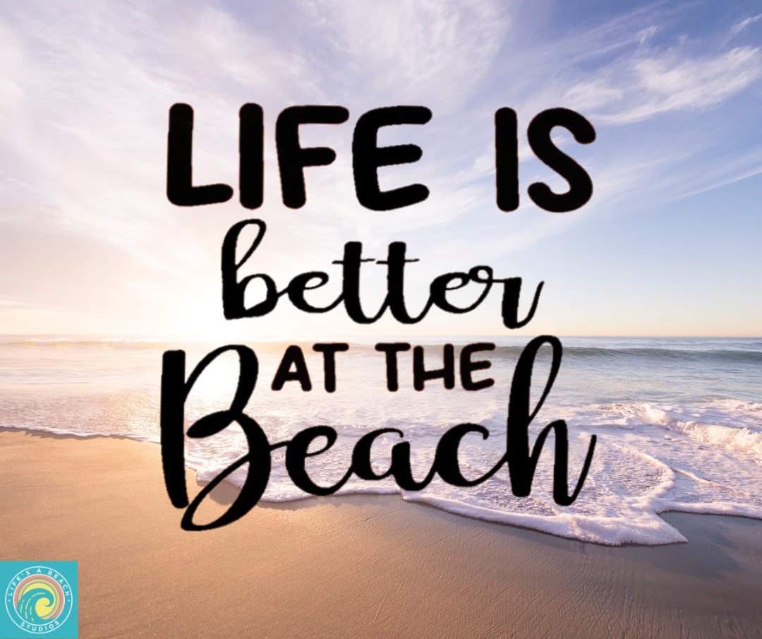 Life is Better at the Beach Decal, Beach Life, Shelling, Car Decal ...