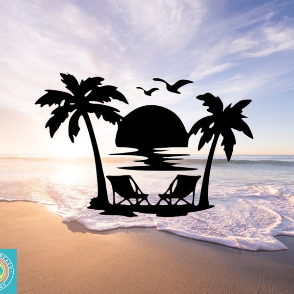 Sunset Wall Decal - Etsy