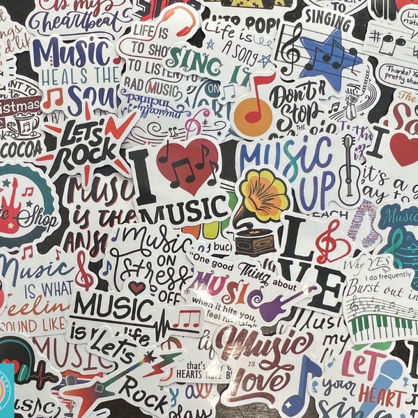 Music Sticker - Etsy