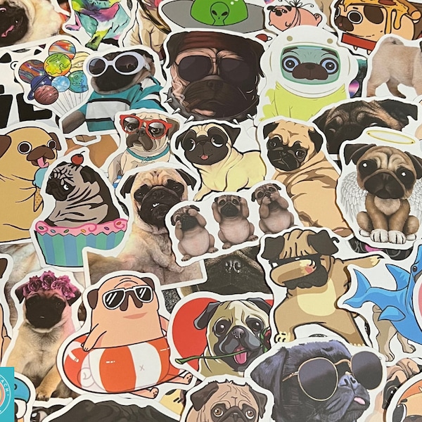 Pug Sticker - Etsy