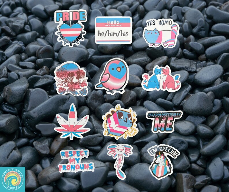 Transgender Stickers Trans Flag TG Transsexual Trans - Etsy