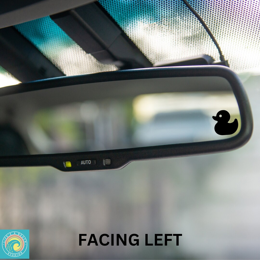Duck Decal, Rubber Duck Decal, Ducking, Ducking Decal, Rearview Mirror ...
